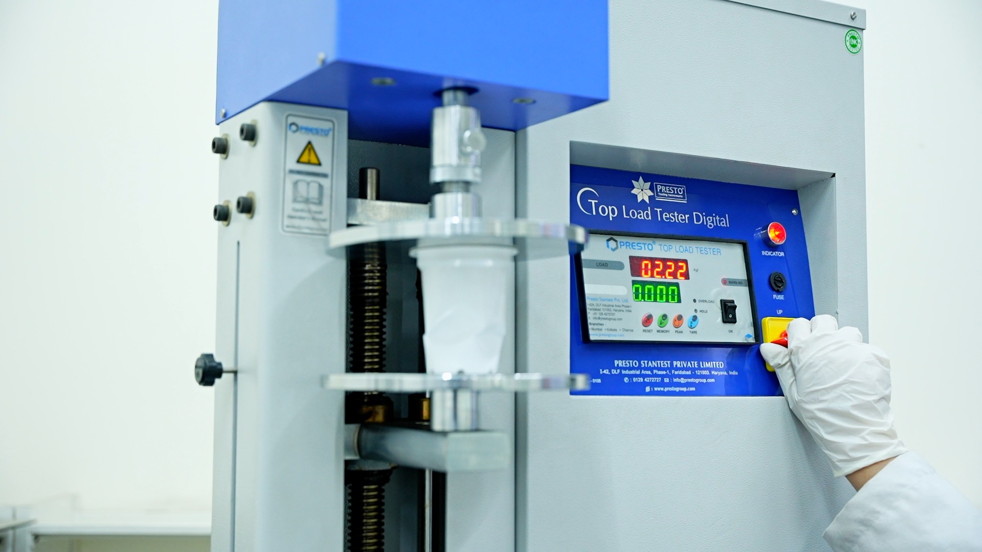 Top Load Testers: Promoting zero-defect Bottles, Jars, and PET Containers